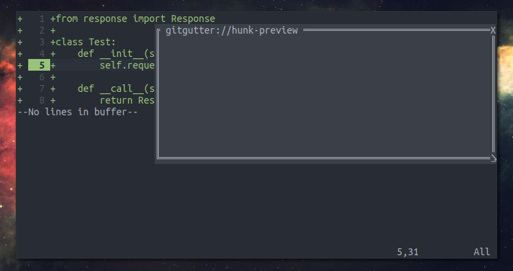 Not being able to stage hunks partially as preview window is messed up · Issue #809 · airblade ...