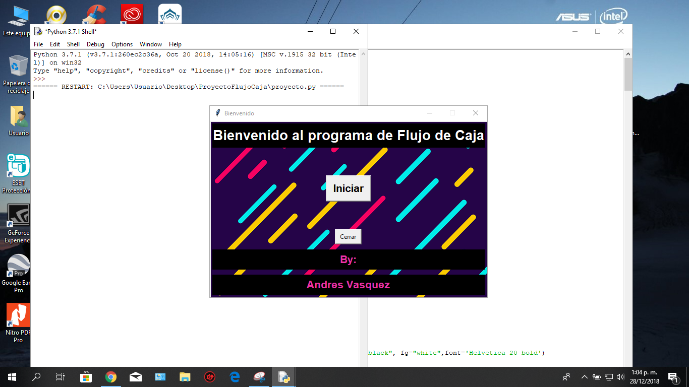 GitHub - vashigo/Flujo-de-Caja-en-Python: Programa que realiza un flujo de caja con cualquier ...