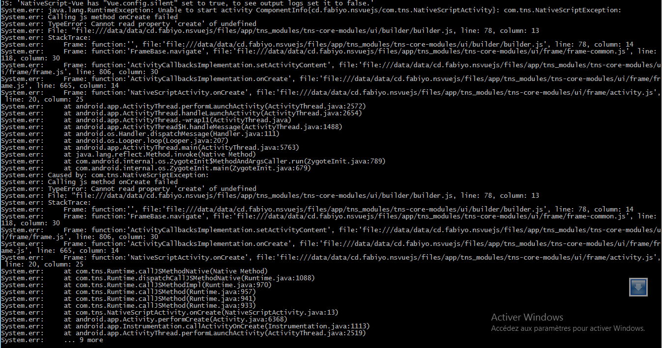 Bug related to the life cycle of an Android application · Issue #185 · nativescript-vue ...