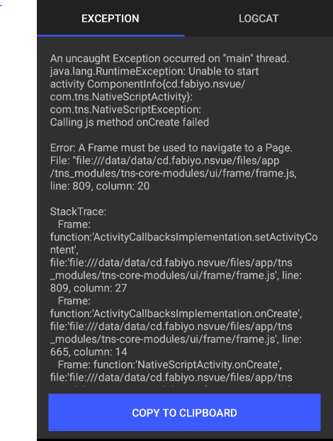 Bug Related To The Life Cycle Of An Android Application · Issue 185 · Nativescript Vue