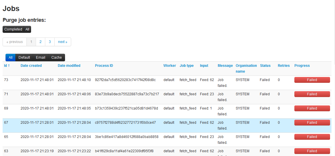 Unable to Fetch Feeds and Dead Workers · Issue #6608 · MISP/MISP · GitHub