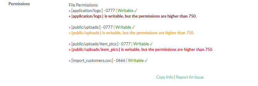 Default permissions on logs directory · Issue #2733 · opensourcepos/opensourcepos · GitHub