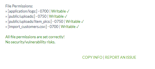 Default permissions on logs directory · Issue #2733 · opensourcepos/opensourcepos · GitHub