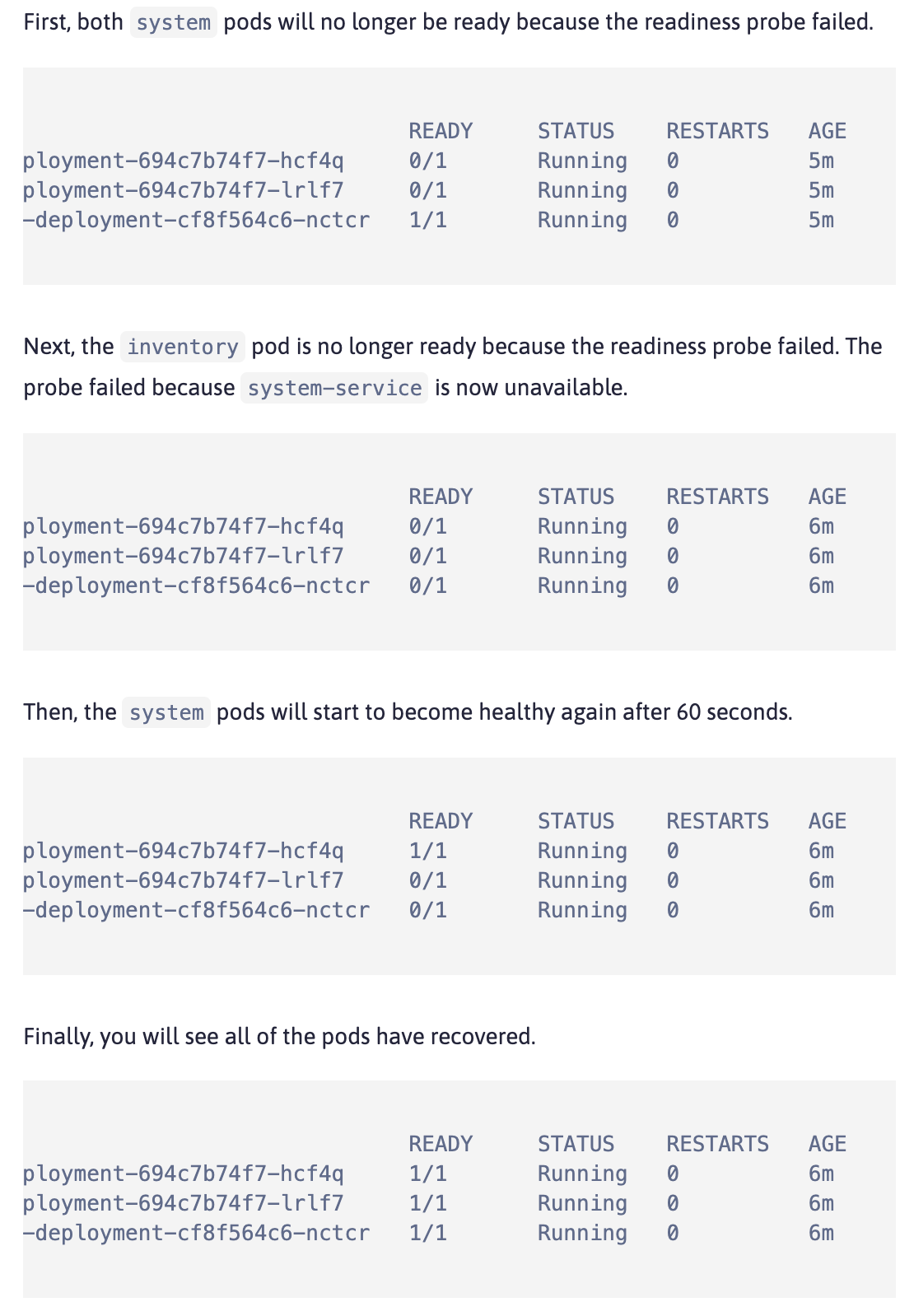 Dev Mode Verification · Issue 74 · Openlibertyguide Kubernetes Microprofile Health · Github