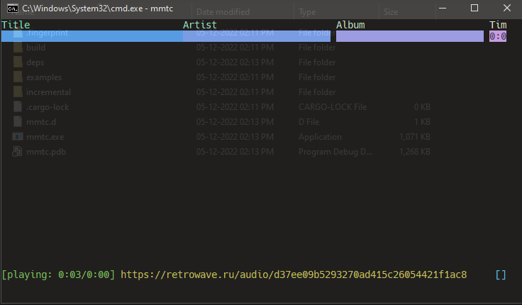 mmtc crashes when playlist file contains an url · Issue #167 · figsoda/mmtc · GitHub