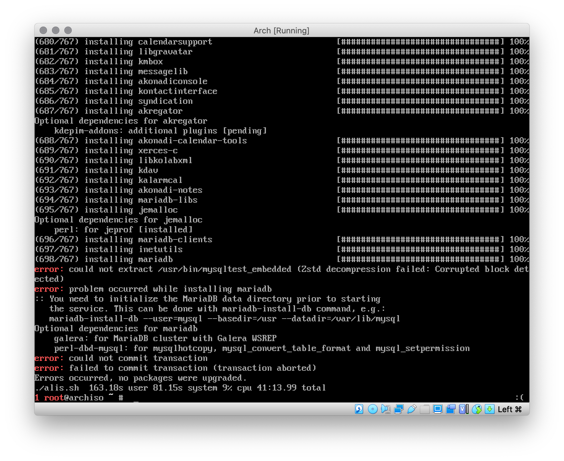 Mariadb Installation Fails With A Reason · Issue 85 · Picodotdevalis · Github