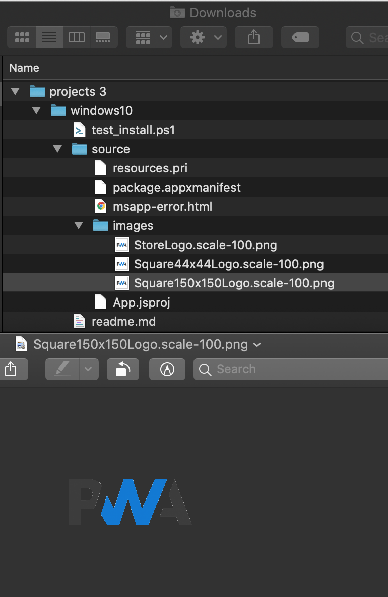Issue with generating Appx package · Issue #1062 · pwa-builder/PWABuilder · GitHub