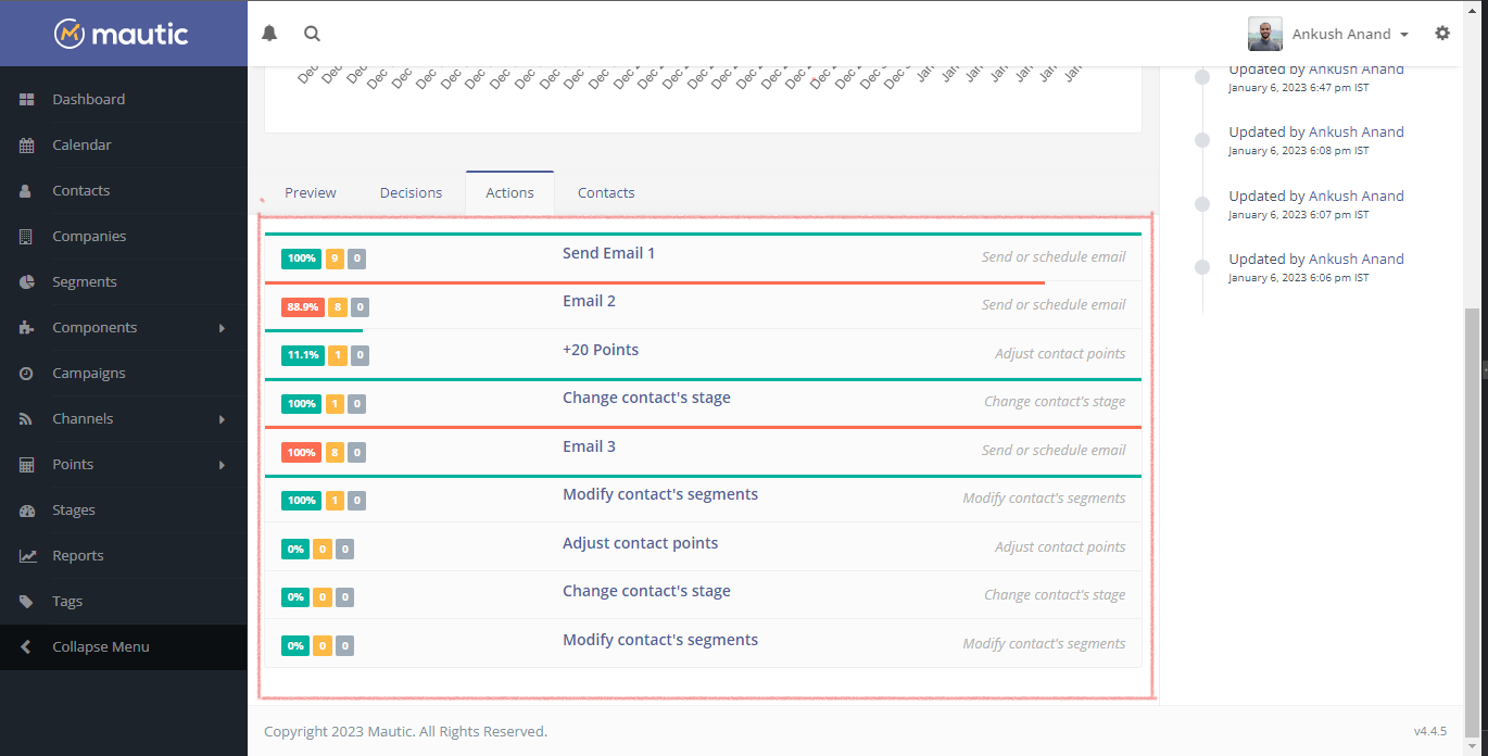 UI Issue in Campaign Event View · Issue #11849 · mautic/mautic · GitHub