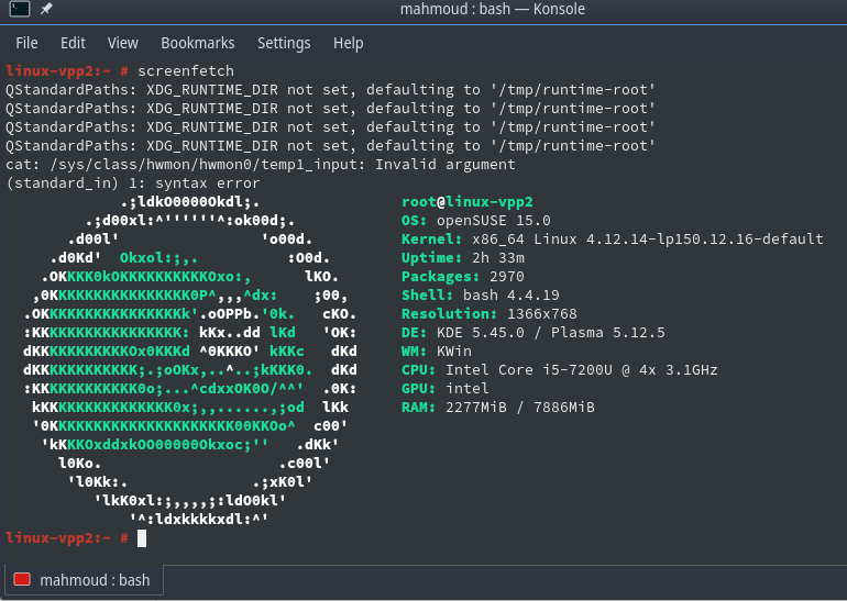 Opensuse Leap 15 (or Opensuse Tumbleweed) is not properly recognized as ...