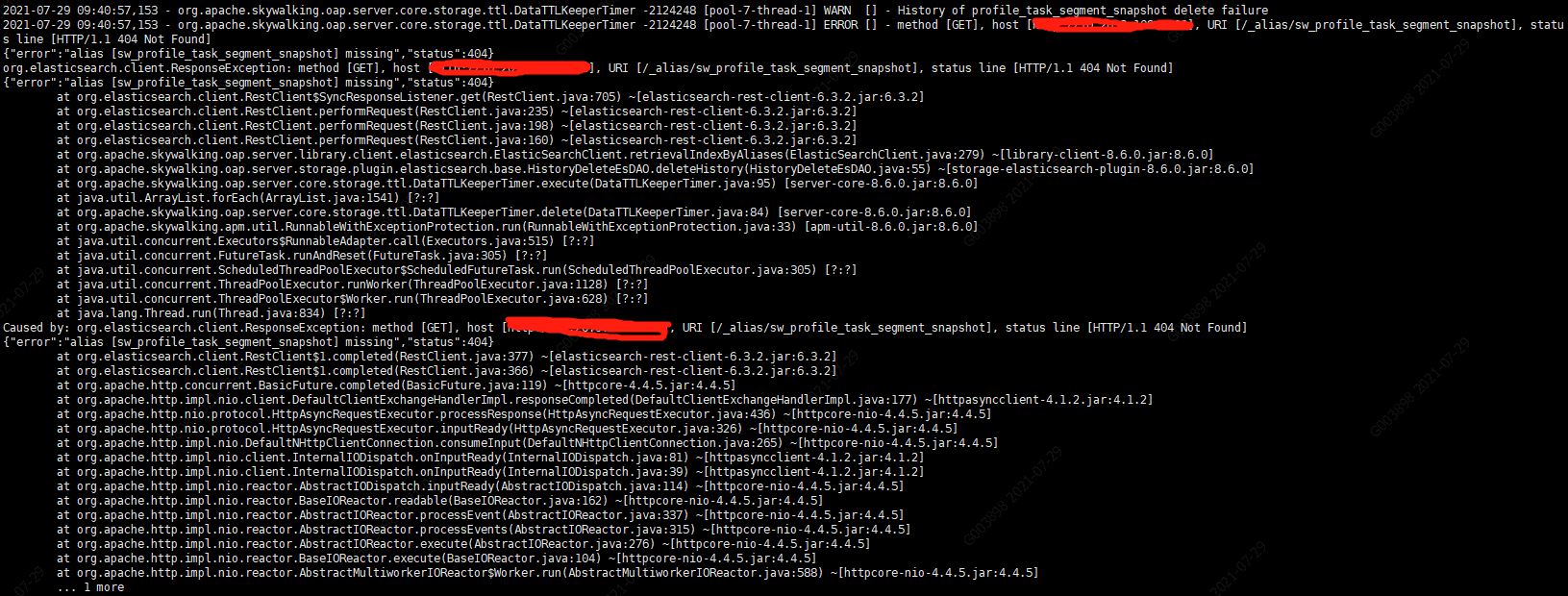 something wrong in es index init · Issue #7386 · apache/skywalking · GitHub
