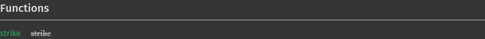 Rustdoc Ui Strikethrough Doesnt Show Up In Summary · Issue 111822 · Rust Langrust · Github