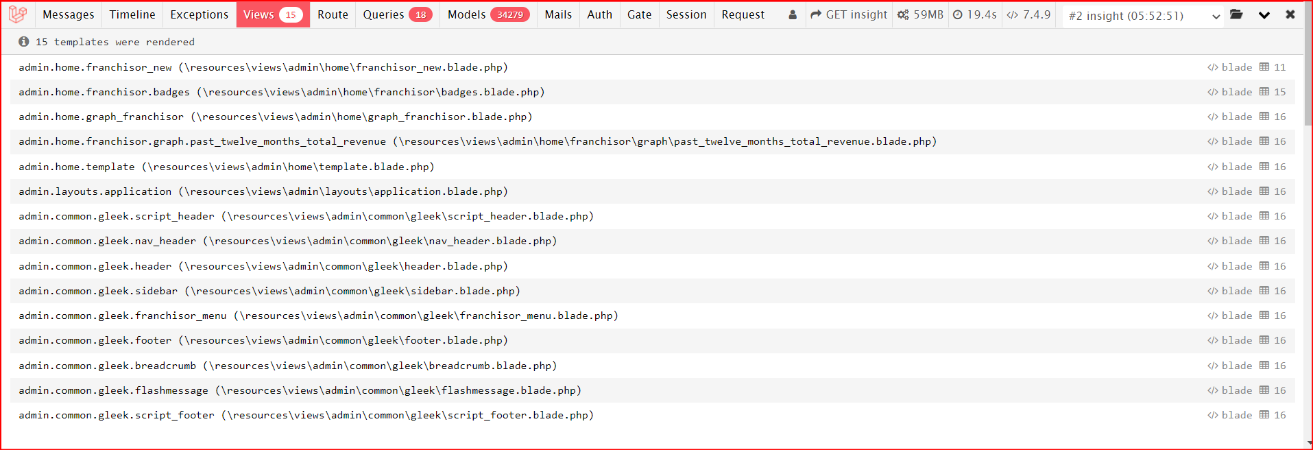Loading page very slow when i am using graph with Laravel-debuggger ? · Issue #1277 · barryvdh ...