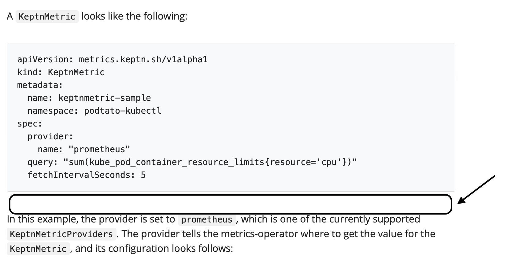 [Metrics] Add new "Keptn Metric Providers" heading · Issue #1315 · keptn/lifecycle-toolkit · GitHub