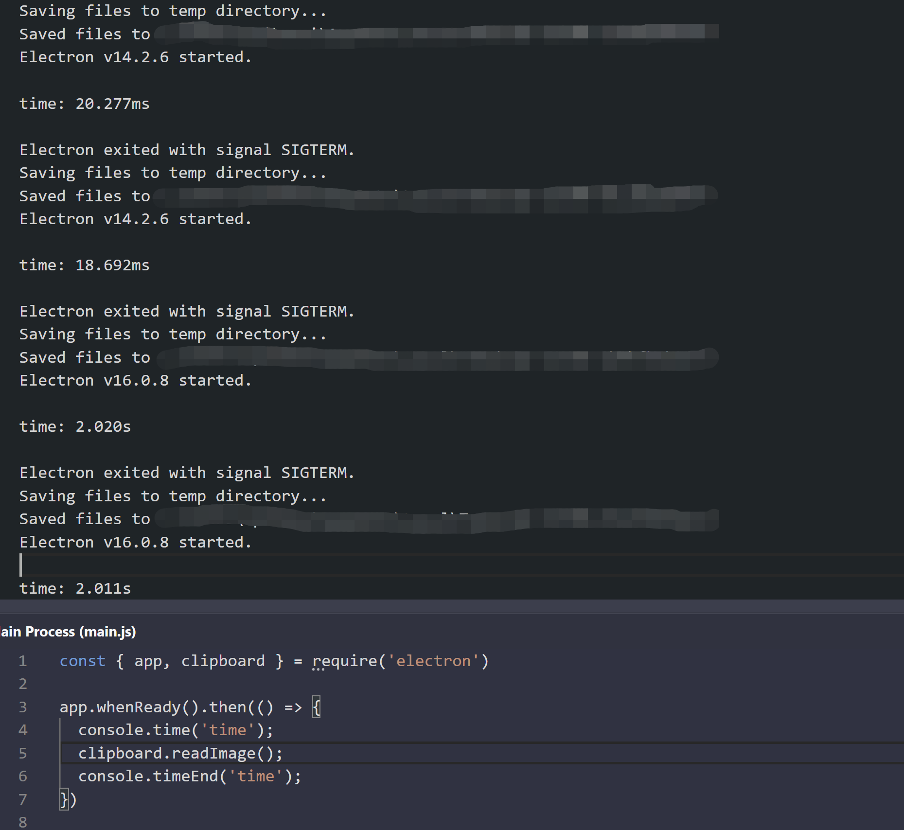 [Bug]: clipboard.readImage takes far more time in 16-x-y than it did before 15-x-y · Issue ...