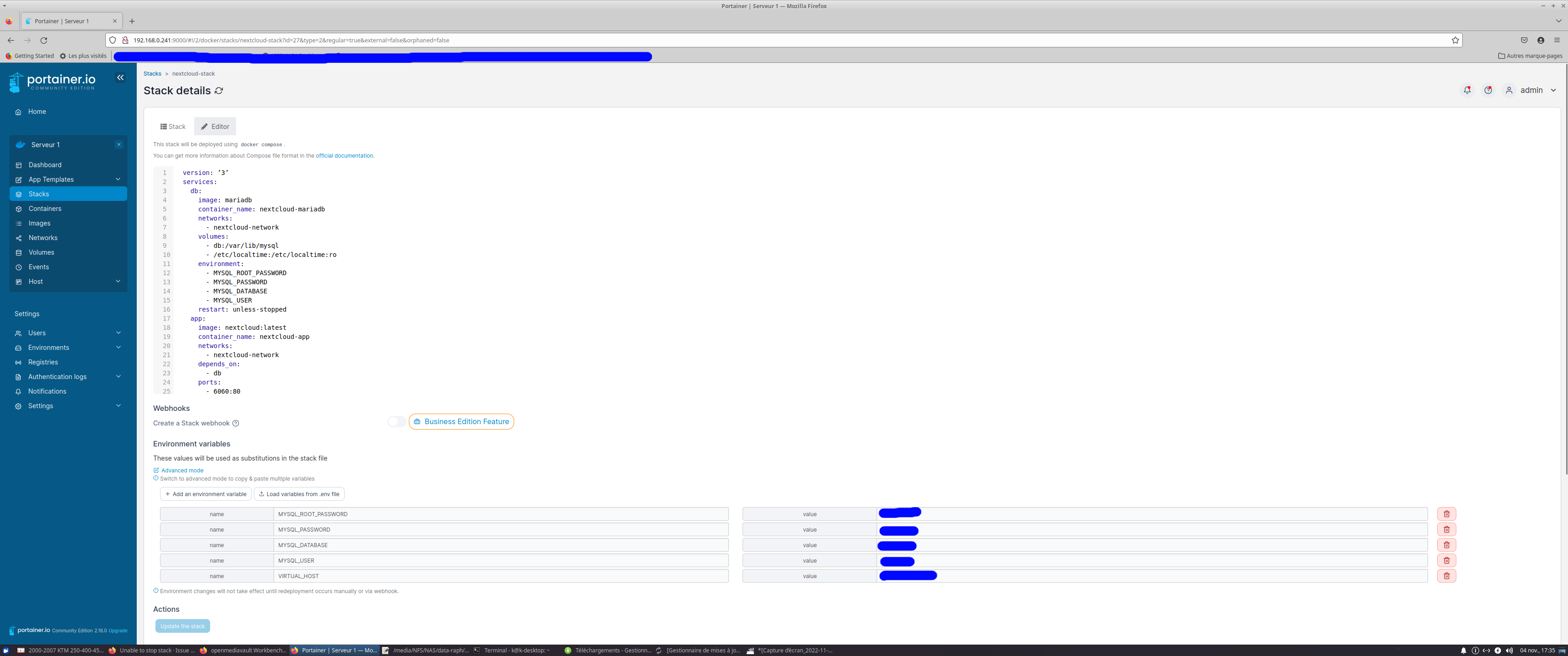 Unable To Stop Stack · Issue 7991 · Portainerportainer · Github 