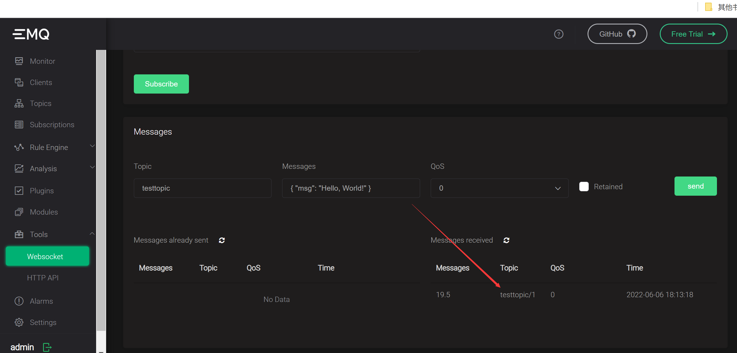 Has anyone successfully subscribed to emqx using the client? · Issue #1420 · dotnet/MQTTnet · GitHub