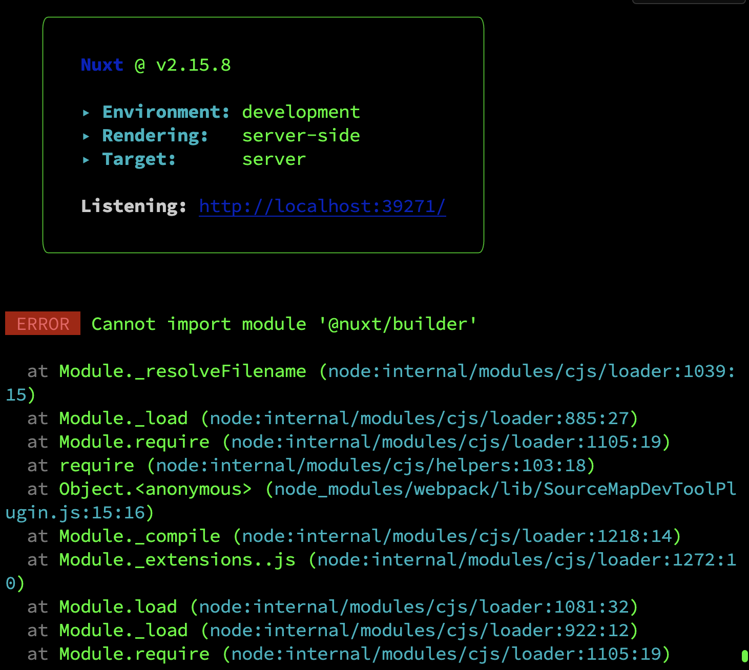 Nodejs19 Cannot Run Its A Strange Bug · Issue 10883 · Nuxtnuxt · Github 4216