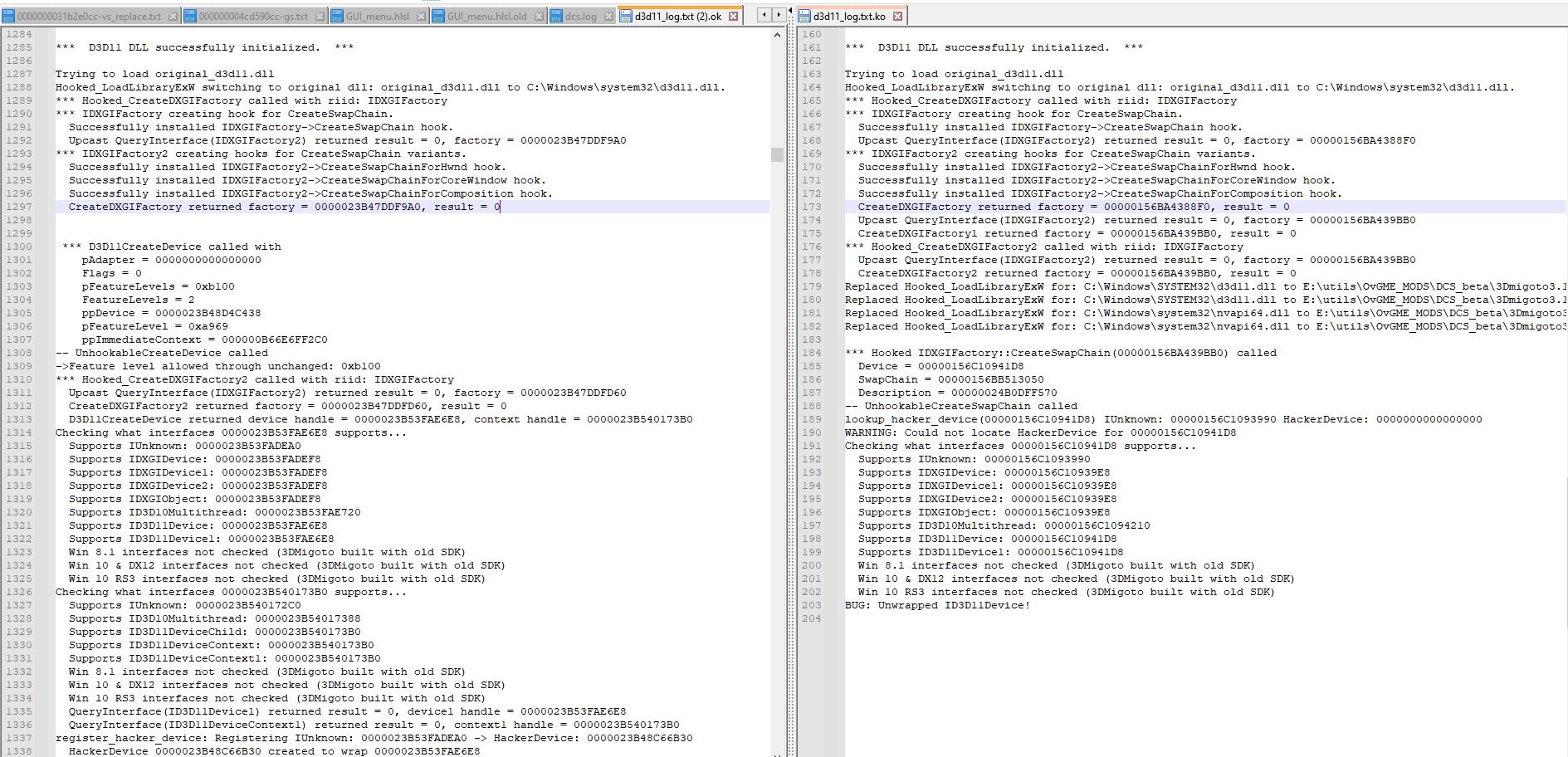 3dmigoto no more working in VR with last DCS beta version · Issue #179 · bo3b/3Dmigoto · GitHub
