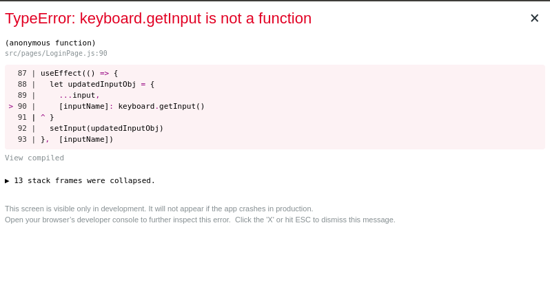 Multiple inputs with react-simple-keyboard and hooks · Issue #511 · hodgef/react-simple-keyboard ...