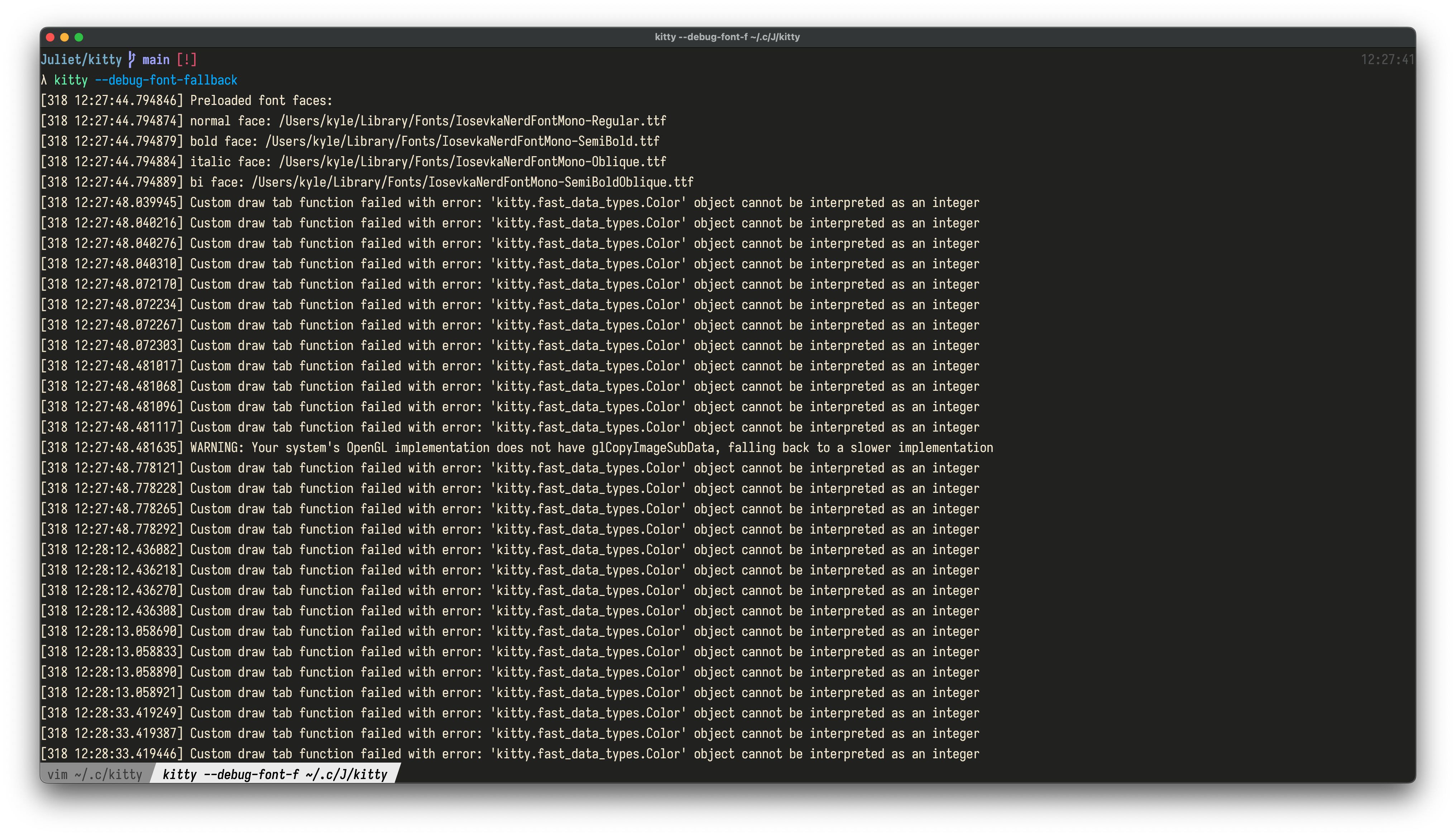 Custom Tab Bars Broken · Issue 6821 · Kovidgoyalkitty · Github