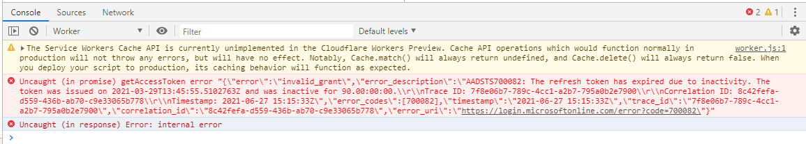 Error 1101 Worker threw exception · Issue #188 · spencerwooo/onedrive-cf-index · GitHub