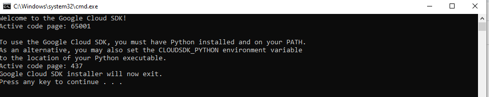 Set Cloudsdkpython And Clear Pythonhome And Pythonpath For Managed