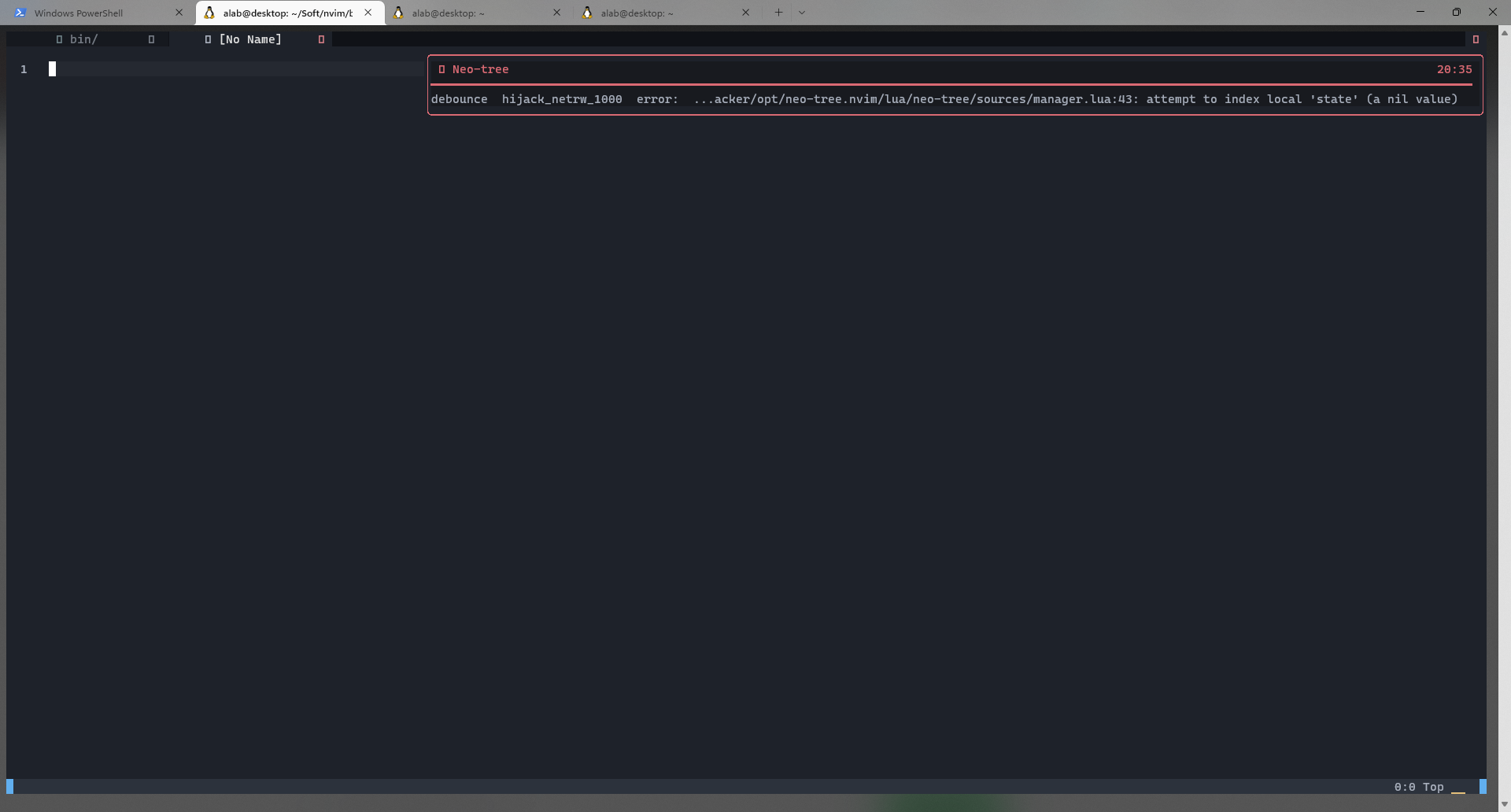 Neo Tree Does Not Work · Issue 1269 · Astronvim Astronvim · Github