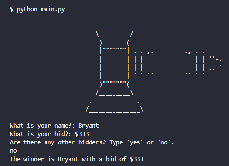 GitHub - brt9029/python-silent-auction