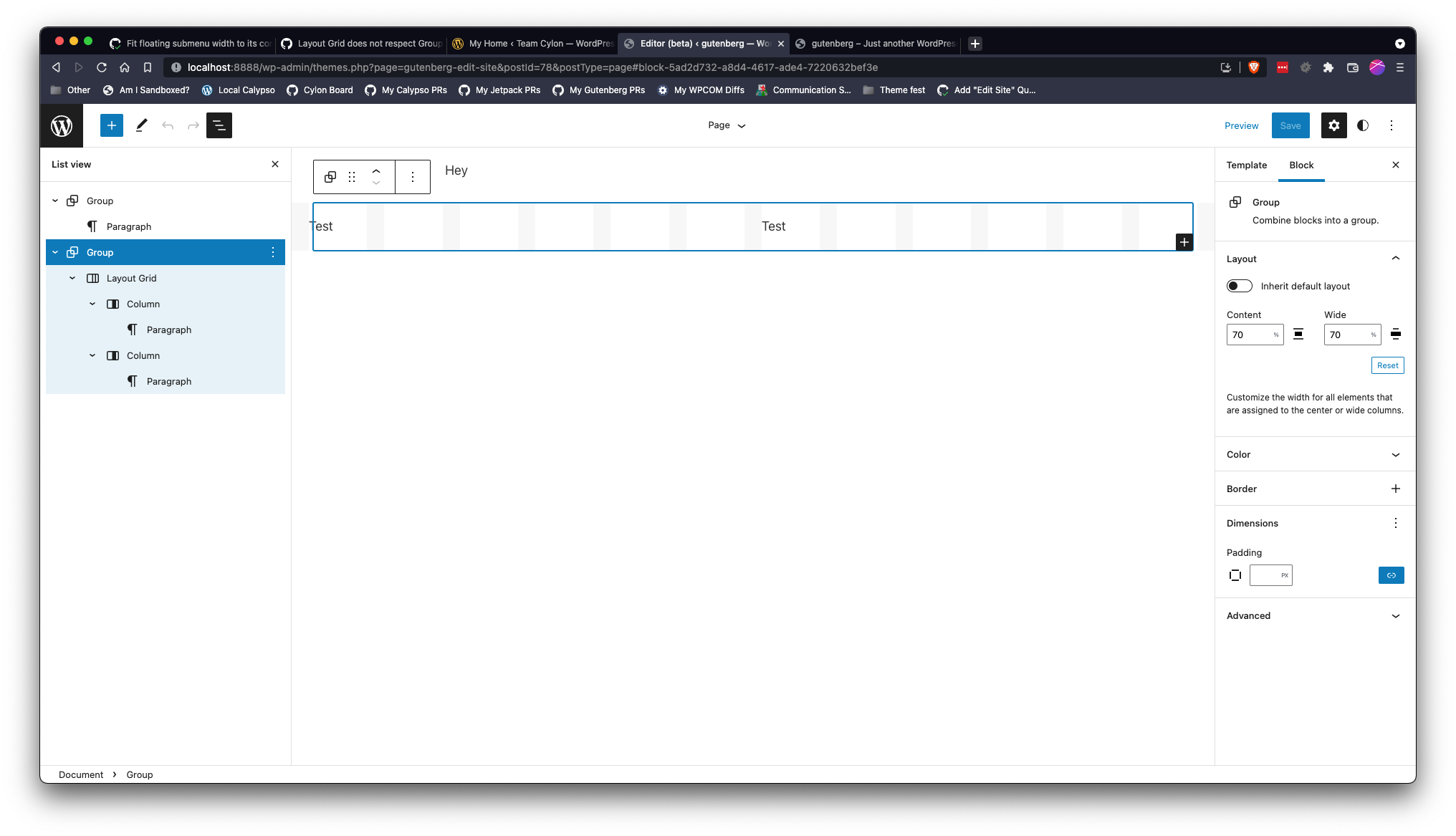 Layout Grid does not respect Group constraints · Issue #249 · Automattic/block-experiments · GitHub