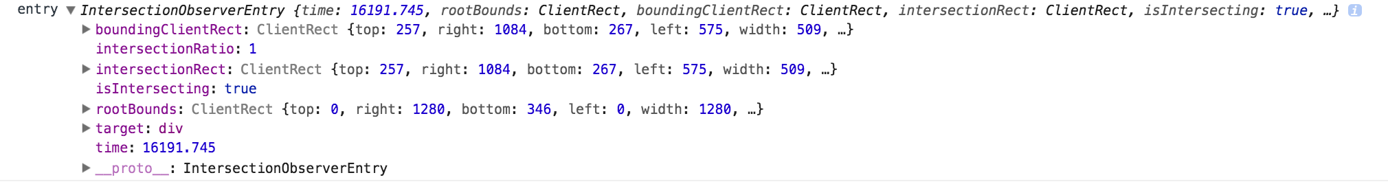 Not working in Safari: IntersectionRect properties are 0 · Issue #254 · w3c/IntersectionObserver ...