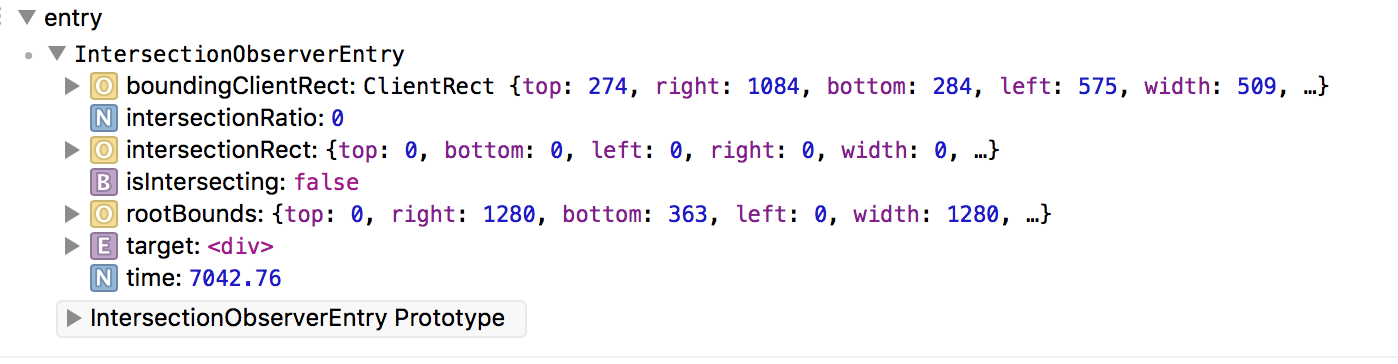 Not working in Safari: IntersectionRect properties are 0 · Issue #254 · w3c/IntersectionObserver ...