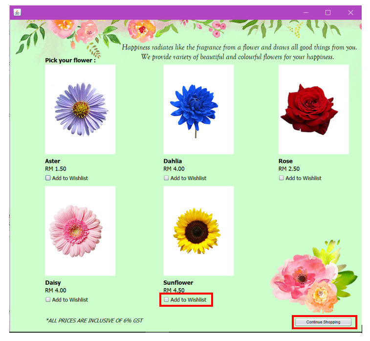 GitHub - FathiahHusna/Happy-Petals-System: Object Oriented Programming ...