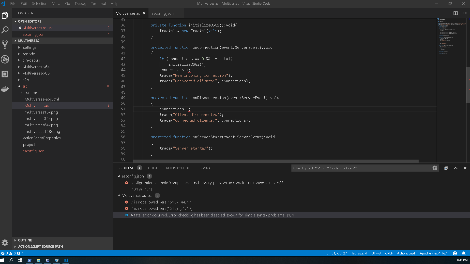 Flash Builder workspace linked resources is not imported · Issue #339 · BowlerHatLLC/vscode ...