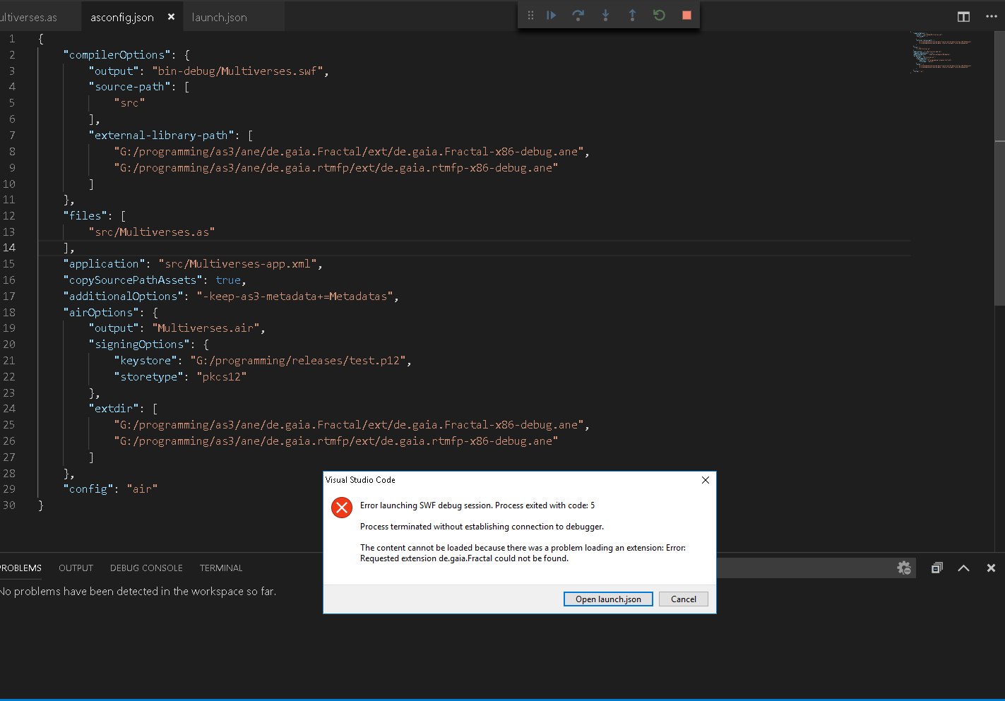 Flash Builder workspace linked resources is not imported · Issue #339 · BowlerHatLLC/vscode ...