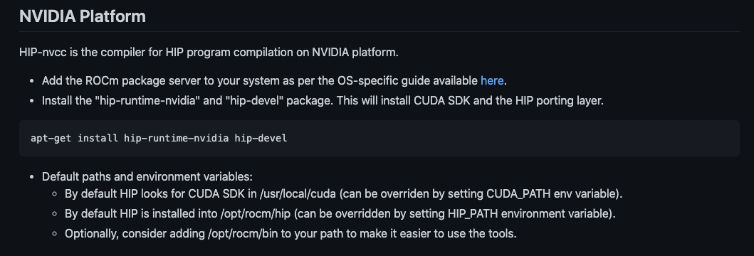 hip-runtime-nvidia and hip-devel packages missing · Issue #2321 · ROCm ...