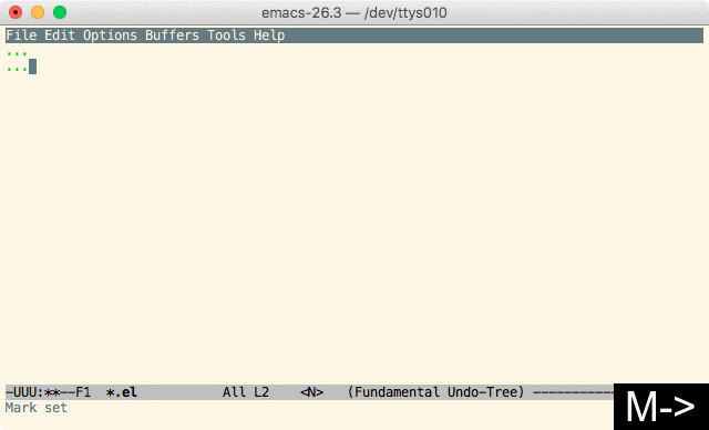 `k` moves to the next line when the cursor at beginning of buffer · Issue #1342 · emacs-evil ...