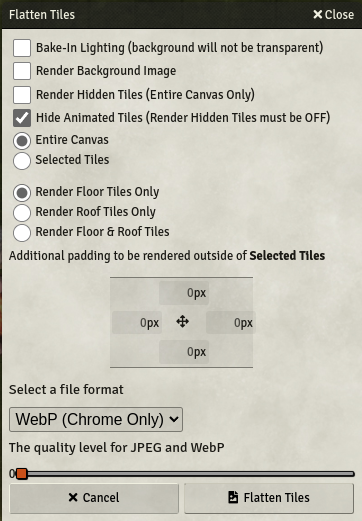 Tile Flattener - File Format and Compression not functioning · Issue ...