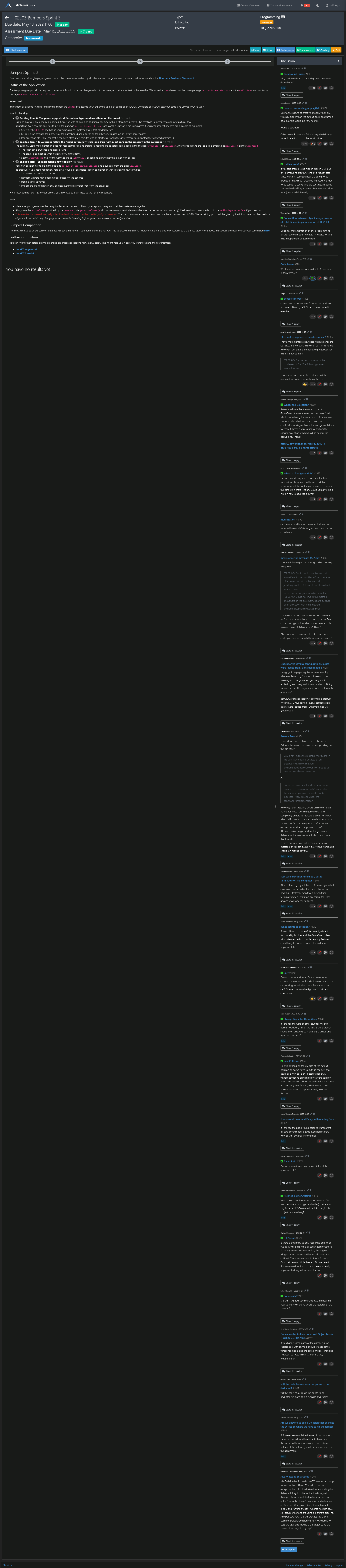 `Discussion`: Add search bar and filters to the exercise detail page · Issue #5050 · ls1intum ...