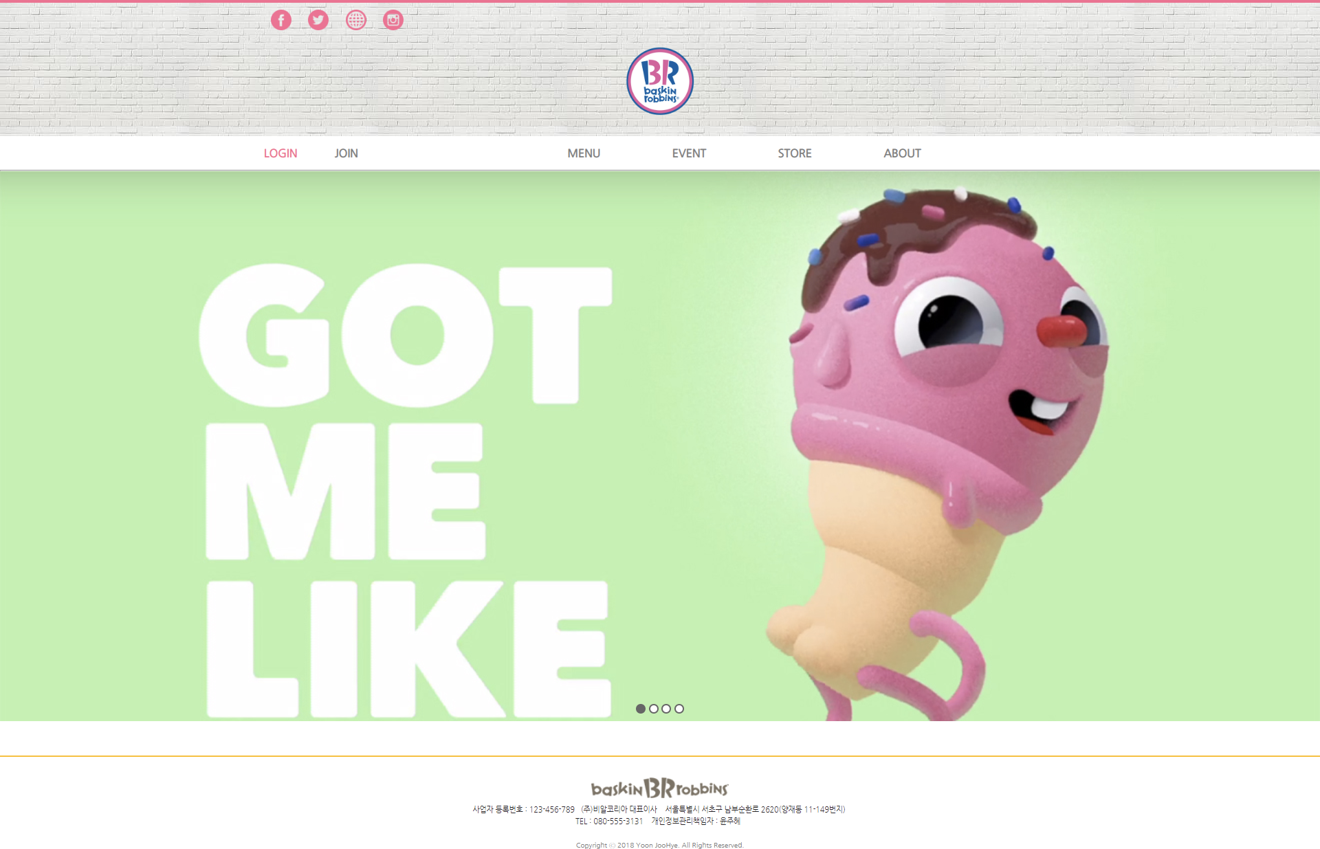 GitHub - yoonjoohye/Baskin-Robbins: 🍦배스킨라빈스 아이스크림 사이트 (방과후 수업)