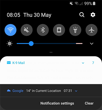 Multiple message notification is unreadable when Night Mode active · Issue #4079 · thunderbird ...