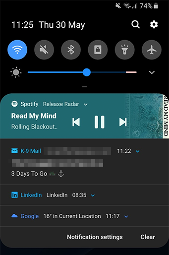 Multiple message notification is unreadable when Night Mode active · Issue #4079 · thunderbird ...