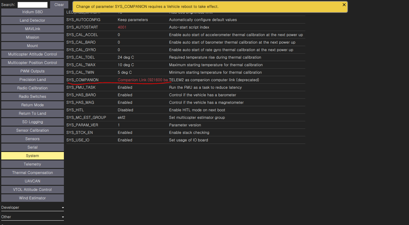 Parameter setting is not applied when reboot a vihicle · Issue #7572 · mavlink/qgroundcontrol ...