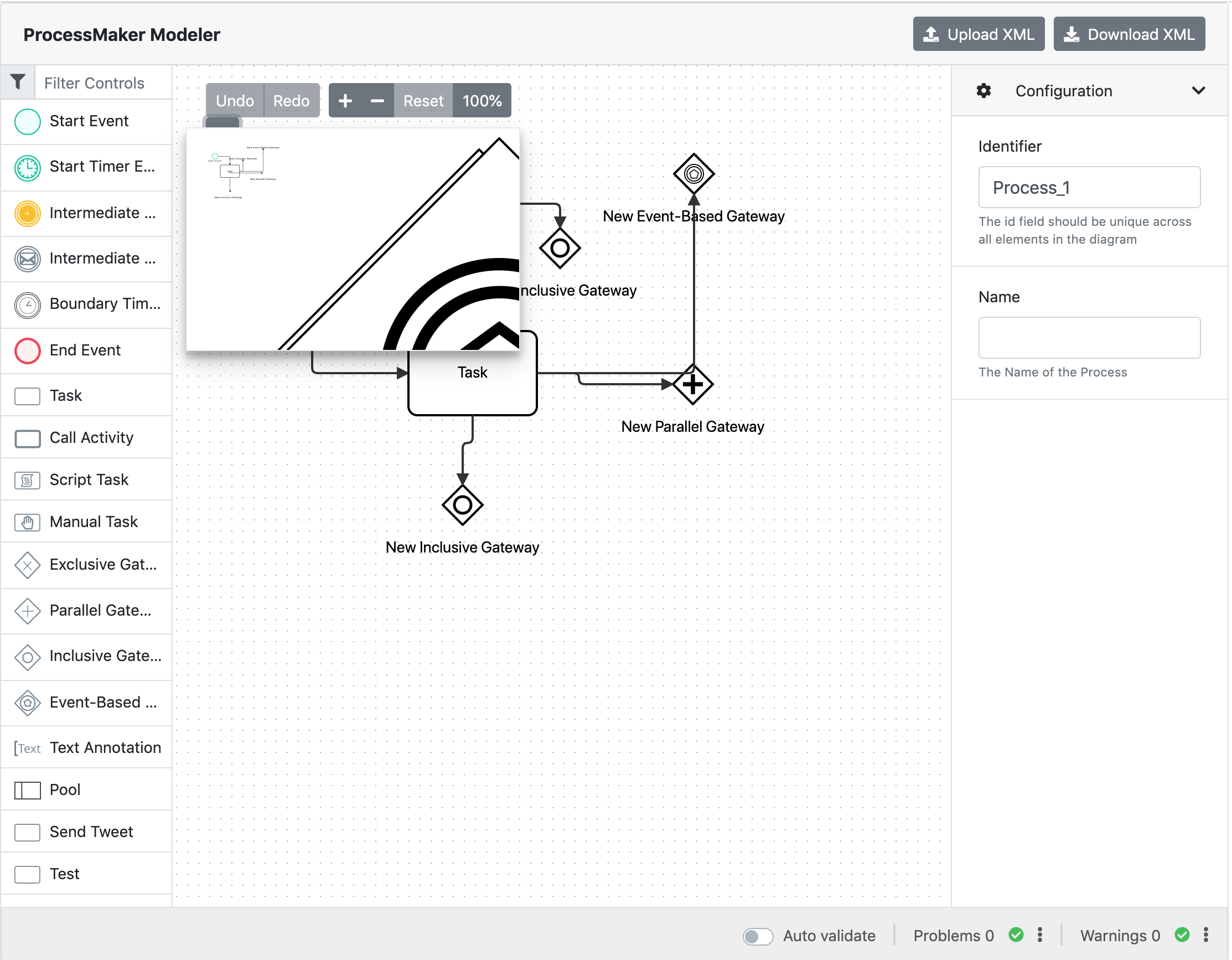 Mini-map: Gateways do not scale when added when mini-map is closed · Issue #647 · ProcessMaker ...