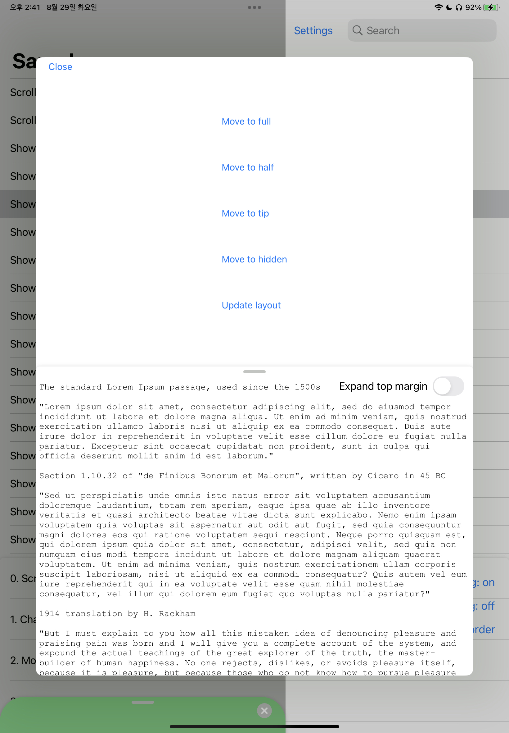 how to presented modally ViewController on floating panel · Issue #607 · scenee/FloatingPanel ...