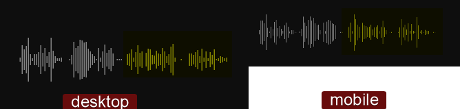 Different waveform on mobile and desktop · Issue #2087 · katspaugh/wavesurfer.js · GitHub