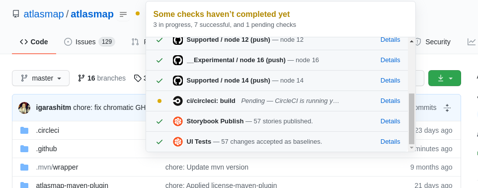 Try Chromatic for PR storybook deploy · Issue #2913 · atlasmap/atlasmap · GitHub