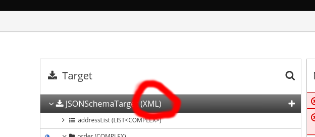 JSON schema source/target is shown as XML · Issue #111 · atlasmap-attic/atlasmap-ui · GitHub