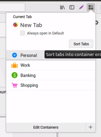 Always open in default not working · Issue #1264 · mozilla/multi-account-containers · GitHub