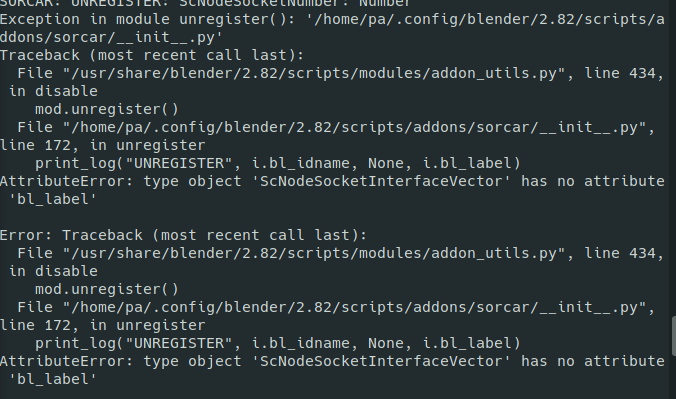 [BUG] Re-enabling the addon throws · Issue #162 · aachman98/Sorcar · GitHub