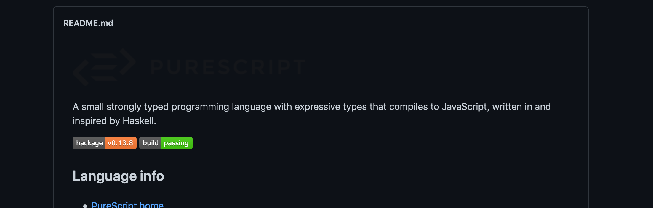 Logo is not clearly legible in GitHub's dark mode · Issue #4001 · purescript/purescript · GitHub